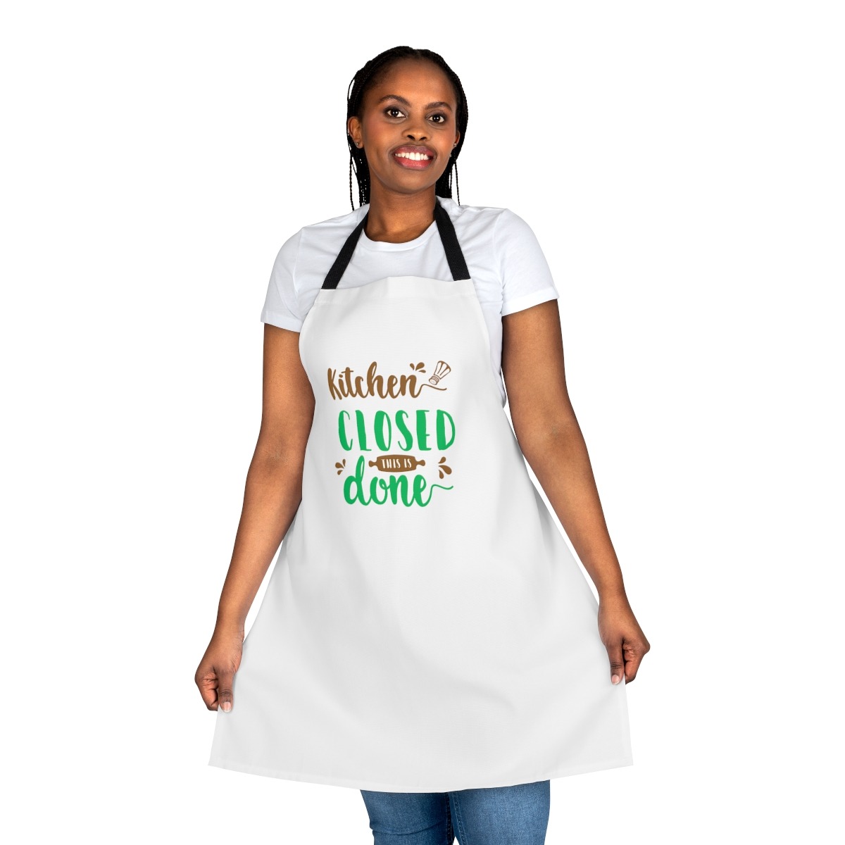 Apron, Kitchen Closed- White – healthyeatingguru.com