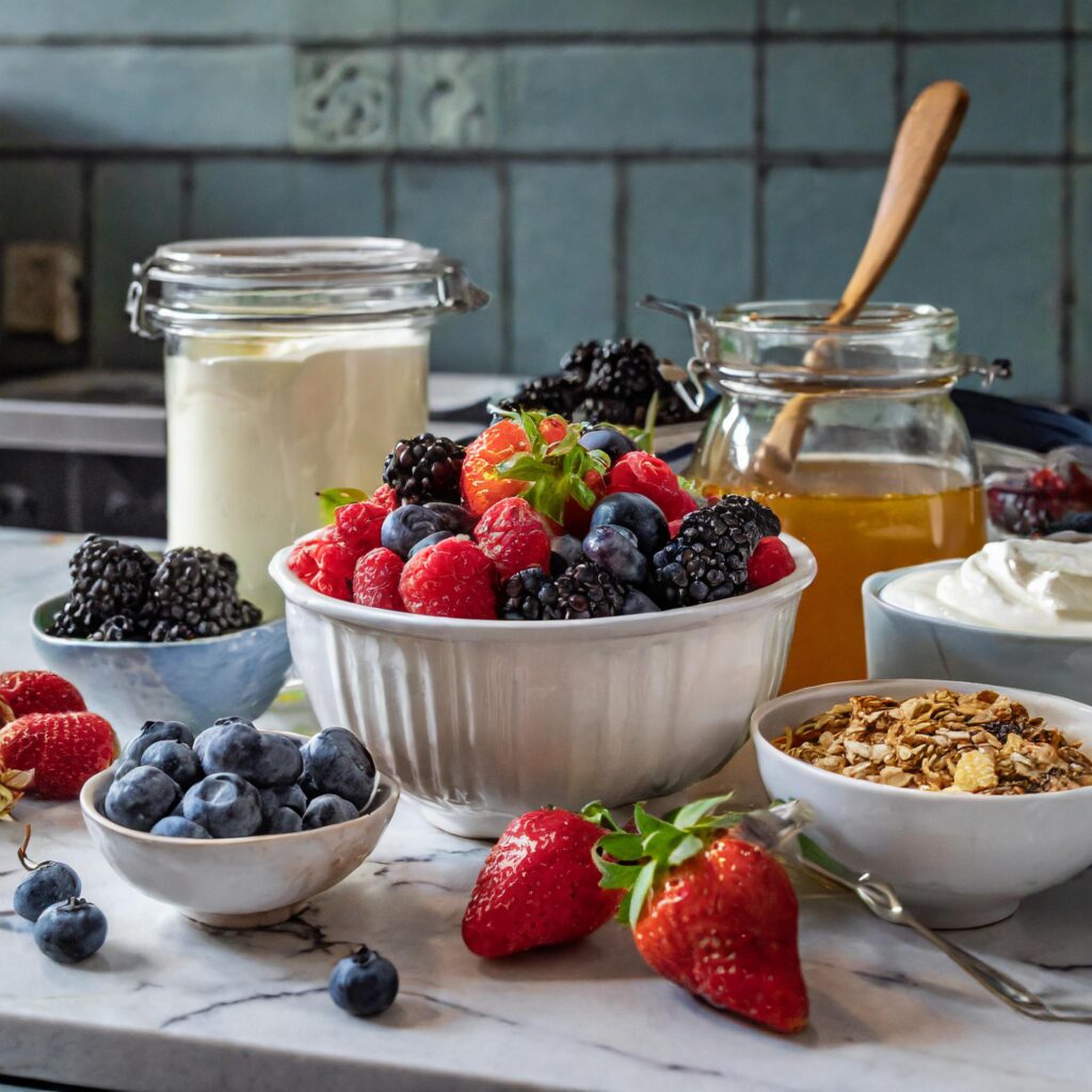 Berry and Cream Cheese Parfait – healthyeatingguru.com